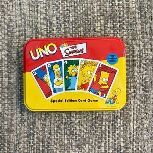 Simpsons | Games | The Simpsons Deluxe Collector Tin Uno Card Game ...